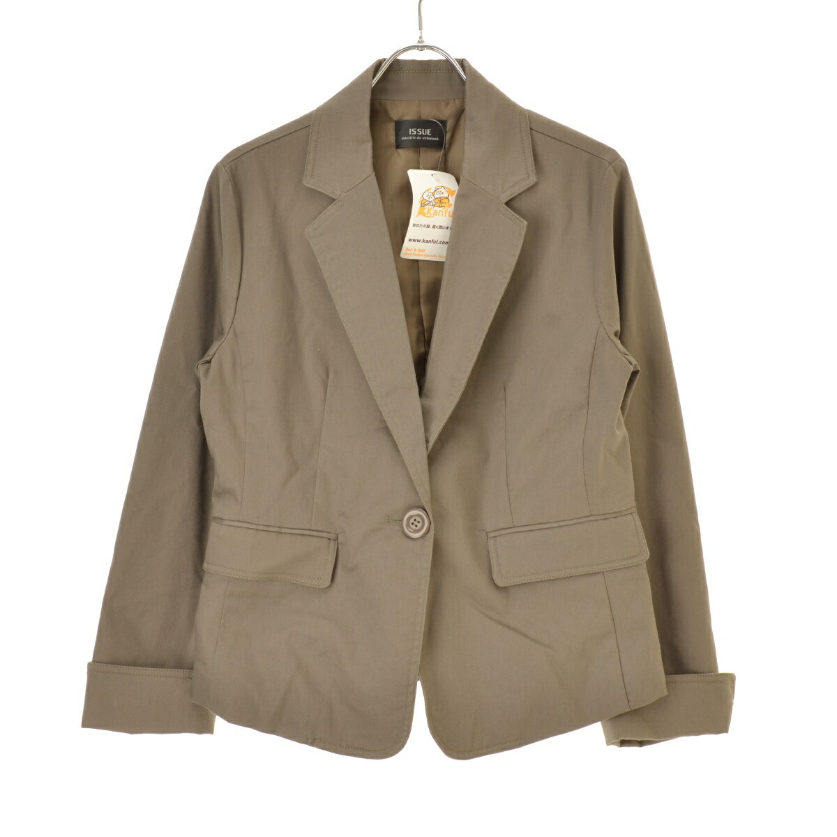 #ISSUE#X2c#X2d#X2e#X2f#X30#Y35#Y36#Y37#Y38#Y39#S25#S26#S27#S28#S29#ISSUE#ベージュ系#表記サイズ：L#コンディションD##レディース#ジャケット#その他#春#BRAND...