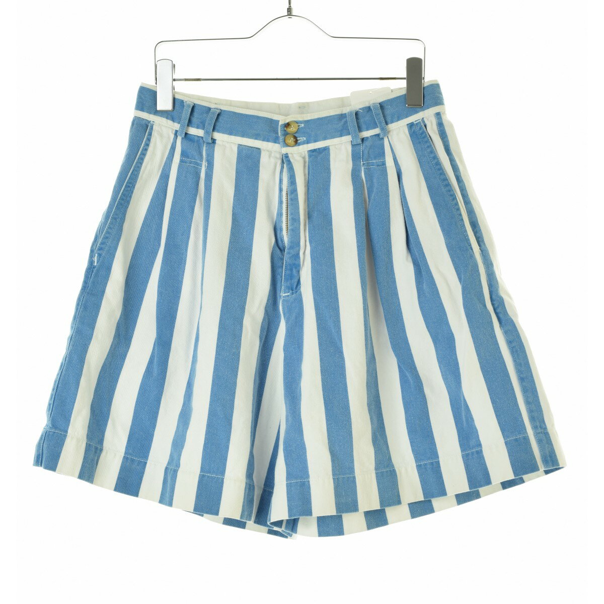 #BASICESSENTIALS#Y10#Y11#Y12#Y13#Y14#L48#L49#L4a#L4b#L4c#BASIC ESSENTIALS#ブルー系#ホワイト系#ストライプ#ウエスト約74cm〜77cm#表記サイズ（レングス）：14...