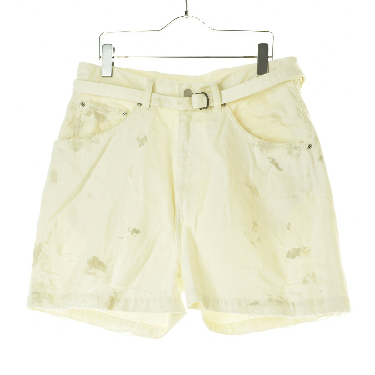 #ANCELLM#Y6#Y7#Y8#Y9#Ya#L54#L55#L56#L57#L58#ANCELLM#アイボリー系#ベージュ系#ウエスト約86cm～89cm#表記サイズ：2#コンディションC##メンズ#パンツ#ショート・ハーフ#夏#BRA...