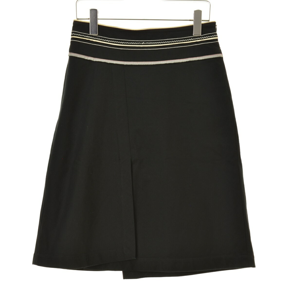 #ADOLFODOMINGUEZ#L42#L43#L44#L45#L46#ADOLFO DOMINGUEZ#ブラック系#アイボリー系#コットン#ウエスト約68cm～71cm#表記サイズ：36#コンディションD##レディース#スカート#ALL...