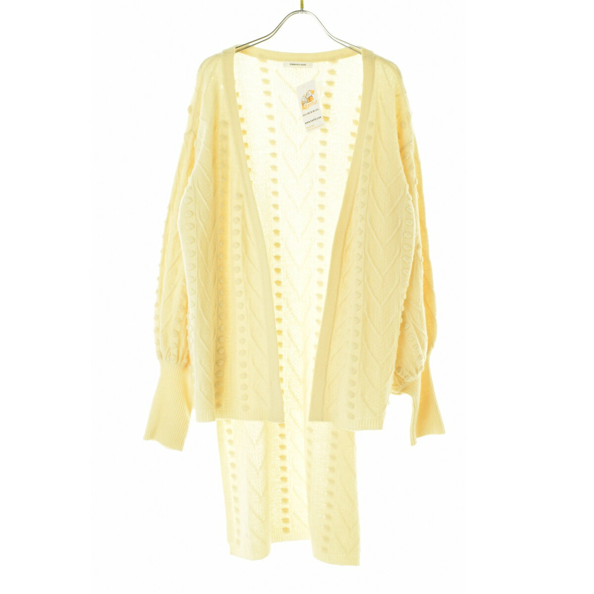 #DOMENICO+SAVIO#X37#X38#X39#X3a#X3b#Y5f#Y60#Y61#Y62#Y63#Y41#Y42#Y43#Y44#Y45#DOMENICO+SAVIO#ベージュ系#ニット#コンディションD##レディース#カーデ...