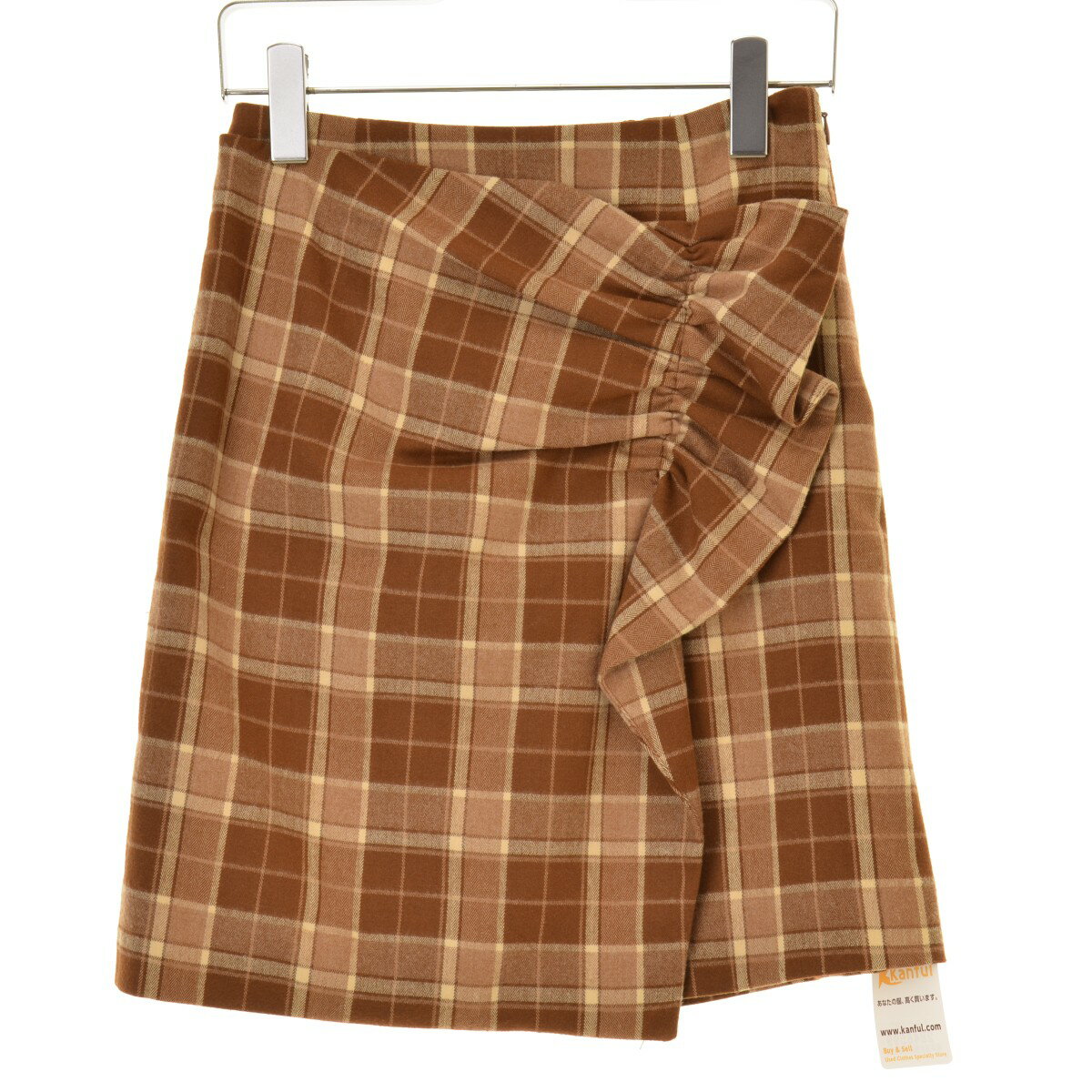 #JILLbyJILLSTUART#JILL_STUART_GP#L3d#L3e#L3f#L40#L41#JILL by JILL STUART#JILL STUART 関連ブランド#ブラウン系#ベージュ系#チェック#ウエスト約60cm～6...