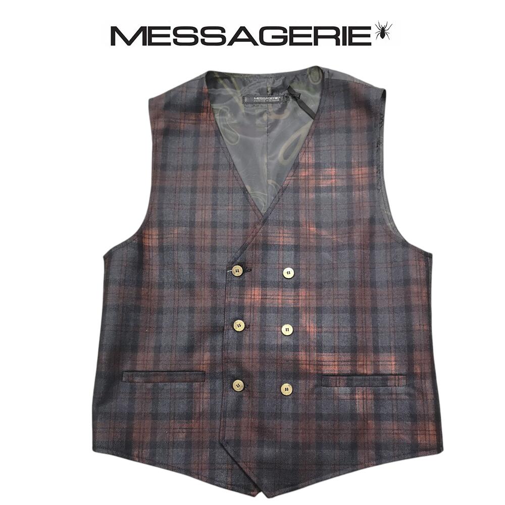 　★★★サイズ★★★＊平置きでの採寸（実寸）です。多少の誤差は予めご了承下さい。　　 着丈(cm) 身幅 (cm) 肩幅 (cm) 48 56 48 34 　★★★商品説明★★★ 　　　■生産国：イタリア ■品番：Messagerie-83...