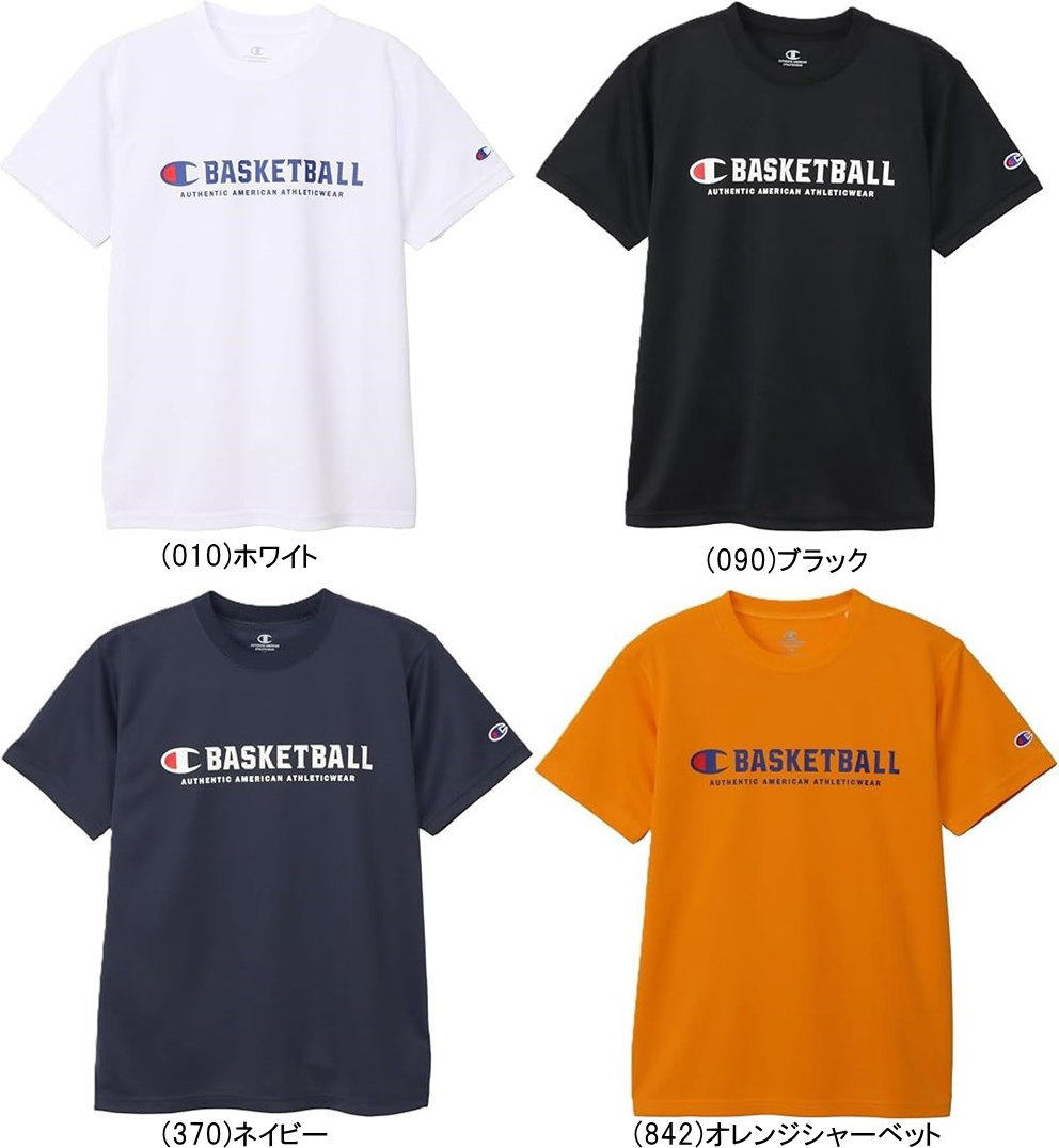 ※店頭在庫品 ■メーカー チャンピオン（CHAMPION） ■品番 CK-BB332 ■品名 バスケット ジュニア ミニ ショートスリーブ Tシャツ 半袖 ■カラー (010)ホワイト (090)ブラック (370)ネイビー (842)オレ...