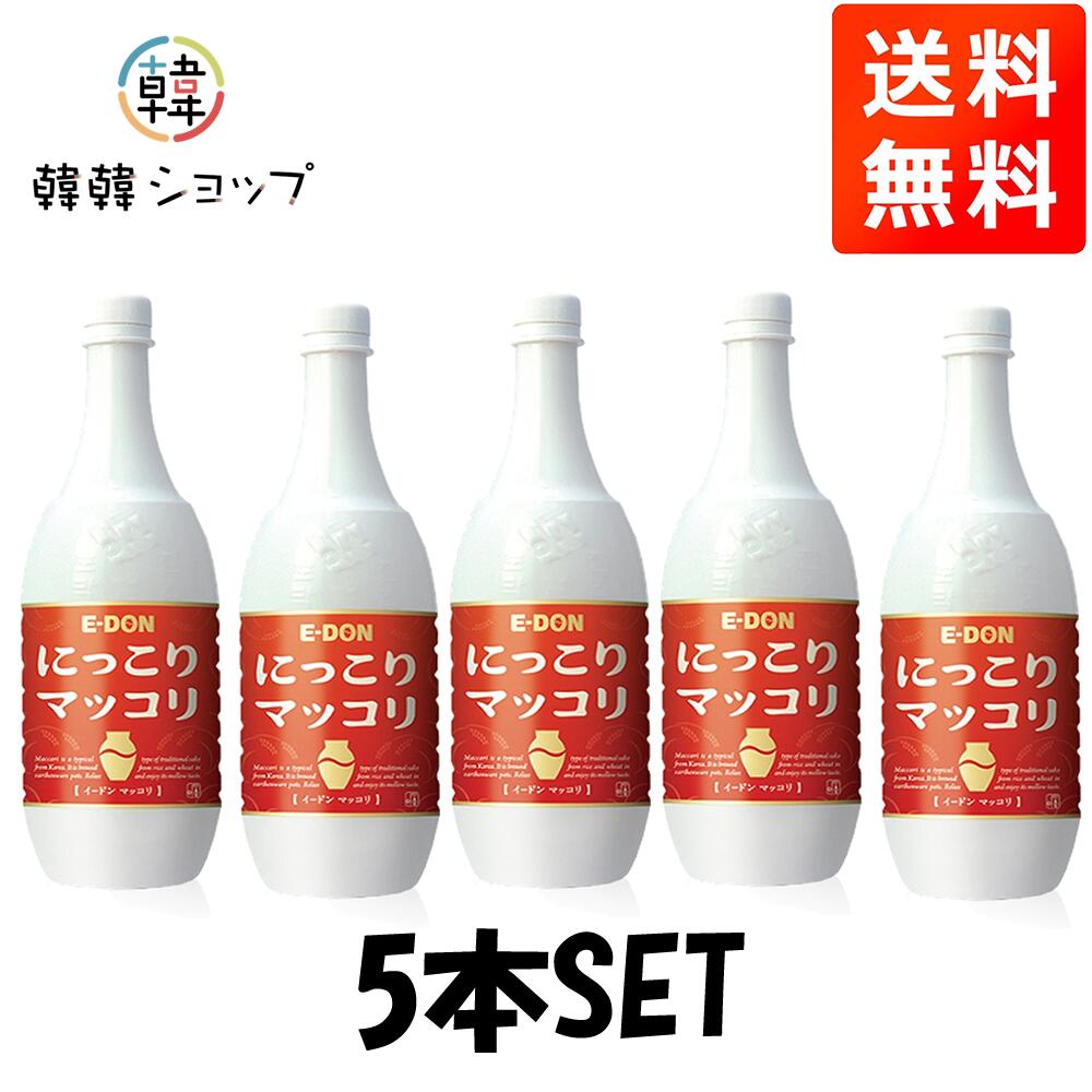 商品名 【二東】マッコリ(PET) 1L　5本SET 内容量 1L＊5 商品詳細 ● 原材料：白米80%、小麦粉20% ● アルコール度数：6度 ●商品説明 : 韓国固有のマッコリを衛生的な近代工場で充填した製品で、ほのかな甘味が特徴の、ど...