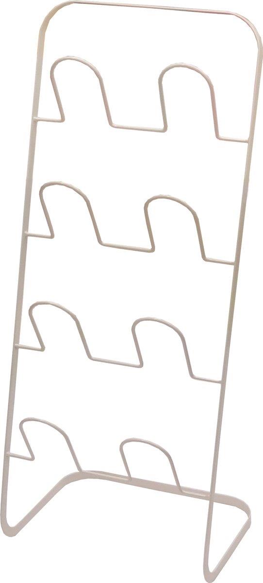 サイズ：スリッパラック◆商品名：東洋ケース スリッパラック framo(フレーモ) 4足 幅25×高さ61cm アイボリー SR-IV本体サイズ:幅25×奥行19×高さ61cm0.6材質:スチール(粉体塗装)原産国:中国●4足収納可能なスリ...