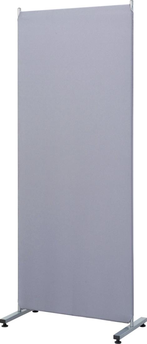 サイズ：幅80cm×高さ160cm◆商品名：ナカバヤシ 簡易パーティション クロス貼り グレー PTS-1680N型番:PTS-1680N本体寸法:W800xD420xH1600mm本体重量:4.2kg材質:フレーム/スチール・粉体塗装、カ...