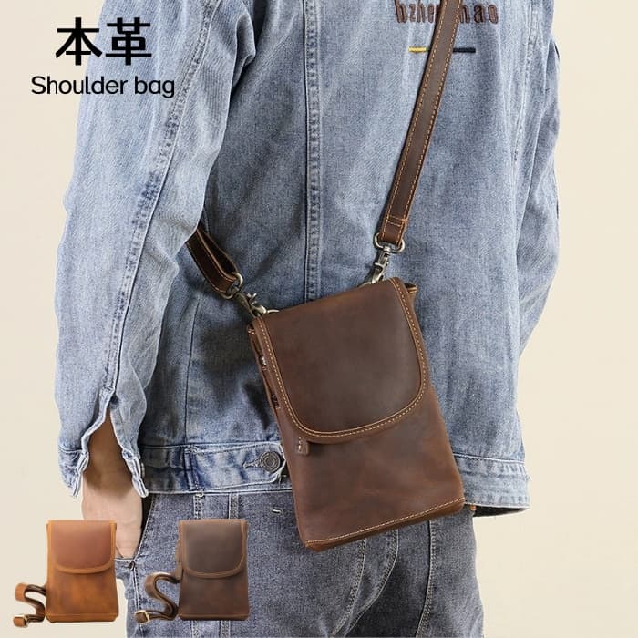 Item Information 素材 表地：本革（牛革） 　　裏地：ポリエステル カラー ブラウン、コーヒー色 サイズ 高さ：約21cm / 横幅：約15cm / マチ：約4.5cm 重量 0.4kg 仕様 [開閉]： ファスナー [内側...