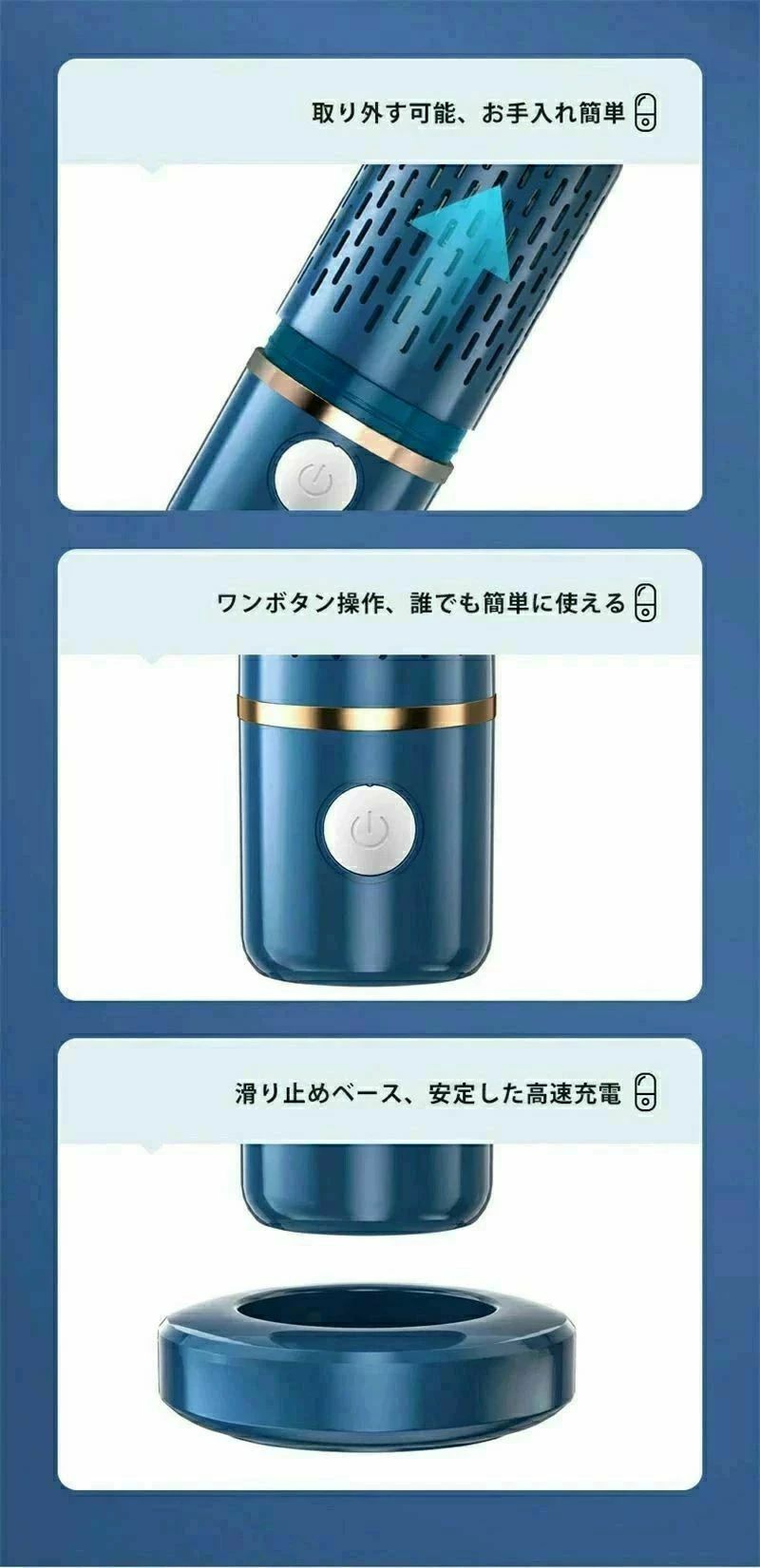 商品説明：野菜や果物に付着した残留農薬やPM2.5(微小粒子状物質)などの有害物質を洗浄するハンディ型野菜洗浄機です。水中に浸けた野菜や果実から、超音波振動により残留農薬やPM2.5を落とし、滅菌率99.9％、ホルモンを分解、農薬を除去、除...