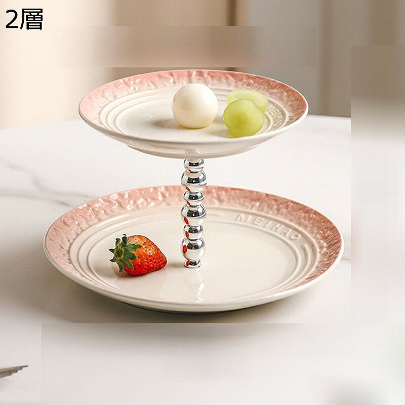　　　 ◆◇◆人気の秘密◆◇◆ 【サイズ】（トレイの直径*高さ）：【M】25.5*14.5cm 【L】25.5*24.5cm 【絶妙な仕上がり】フルーツプレートは絶妙な技量を持っています。デザインはゴージャスで美しく、陶器のように見え、高級...
