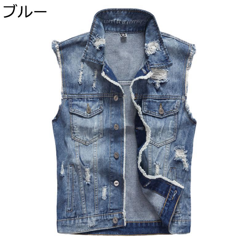 　　　 ◆◇◆人気の秘密◆◇◆ 【レイヤード】春夏はTシャツの上に、秋冬はシャツやパーカーの上にサッと羽織るだけ♪年間を通して使える1着は持っておきたい着回しの行くアイテムです。 男女兼用で友人や恋人とのペアコーデも楽しめます。 【ダメージ...
