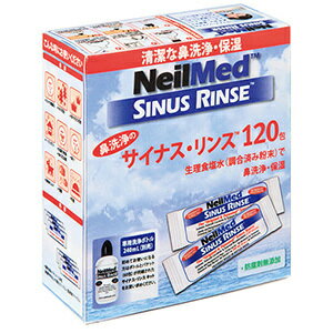 ニールメッド サイナス・リンス　リフィル（120包）3個セット■　商品特徴240mlのぬるま湯と混ぜて生理食塩水を生成します。120回分のお得パック。 体液に近い調合でツンとこない鼻うがい洗浄液。 1包を240mlの水に溶かして使用します。...