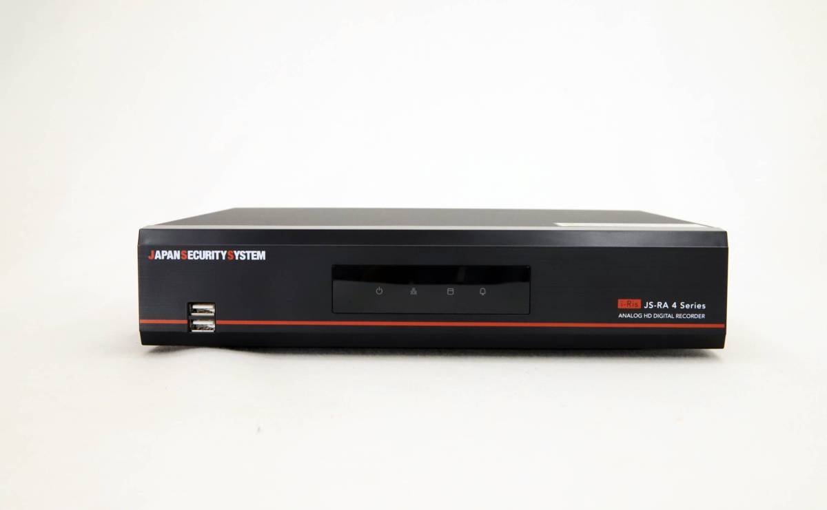 【　商 品 名　】8chデジタルレコーダ 【　メーカー　】日本防犯システム 【　仕　様　】アナログHD対応 JS-RA4008 操作赤外線リモコン、マウス ビデオ｜ビデオ入力8ch（BNC）/ アナログ HD（AHD、TVI）1M、2M、C...