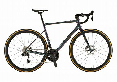 ■カーボンフレーム ■カーボンフォーク ■シマノ105(R7100) 24SPEED ■700×25Cタイヤ ■シマノ油圧ディスクブレーキ ■ペダルなし