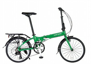 ■シマノ 7SPEED ■アルミフレーム ■Folding Size 860×470×635mm ■高さ調節機能付きアルミハンドルステム ■20×1.5タイヤ ■重量 約12.5kg ■リアキャリア・前後フェンダー・ペダル付