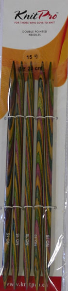 カラフルで編みやすいニットプロの5本針 20cmサイズです ソックス編みや帽子など小物に最適 ※メール便（ゆうパケット）は、数種類又は同じ商品を複数購入の場合、宅配便に変更になることがございます。※お願い※ ニットプロ製品は海外製のため品質...