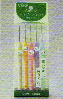 ※在庫ありの商品でも、店頭の在庫と共有しております為、取り寄せになる場合があります。 レース針【アミュレ】が一度に手に入るお買い求めやすいセットです レース針アミュレは、編みやすい針先で、 編み目が揃いやすく、初心者の方をしっかりサポート ...