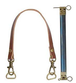 ※在庫ありの商品でも、店頭の在庫と共有しております為、取り寄せになる場合があります。本革ミニハンドルにバネ口金がセットになっています [素材]本革 [サイズ] ミニ持ち手：幅23cm、幅約6mm、 バネ口金：長さ12cm メーカー希望小売価...