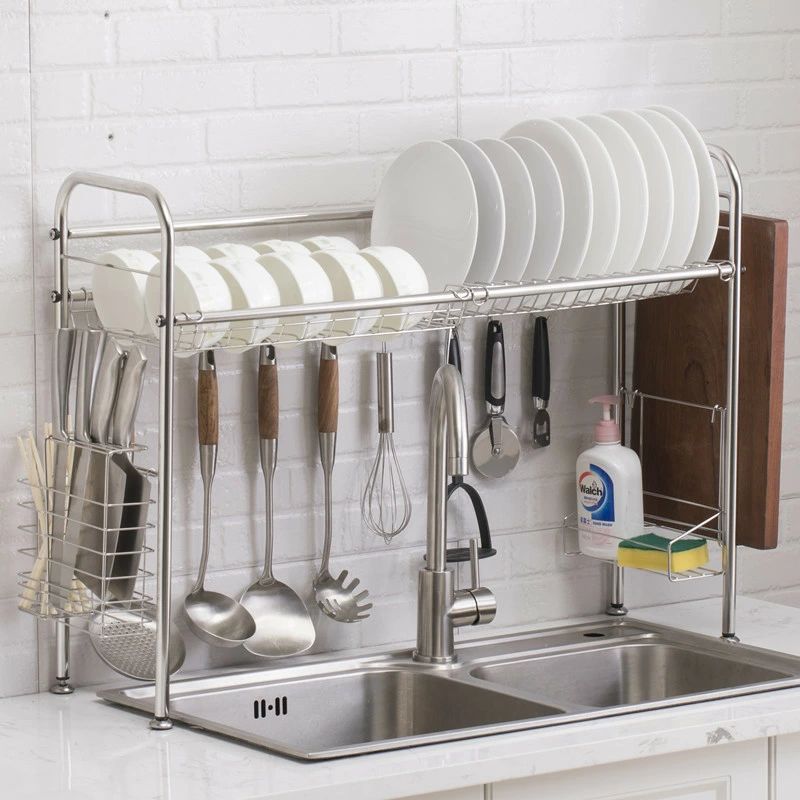 商品の説明水切りラック シンク上 食器水切りラック水切り伸縮式 台所用品 キッチン収納 食器乾燥ラック 水切りかご ラック ステンレス製 (幅50CM)商品材質：ステンレス鋼色：写真色【幅50CM】【幅60CM】【幅70CM】【幅80CM】...