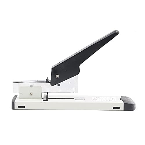 ? 【商品仕様】高さ6cmx幅6.5cmx長さ28cm、ステープル付き（A 4用紙50枚ぐらいのステープルができます）。ホチキスは高品質の素材を使用して、シェルは純粋に着色されており、快適に感じられ、手応えがよい、スムーズに使用できます。?...