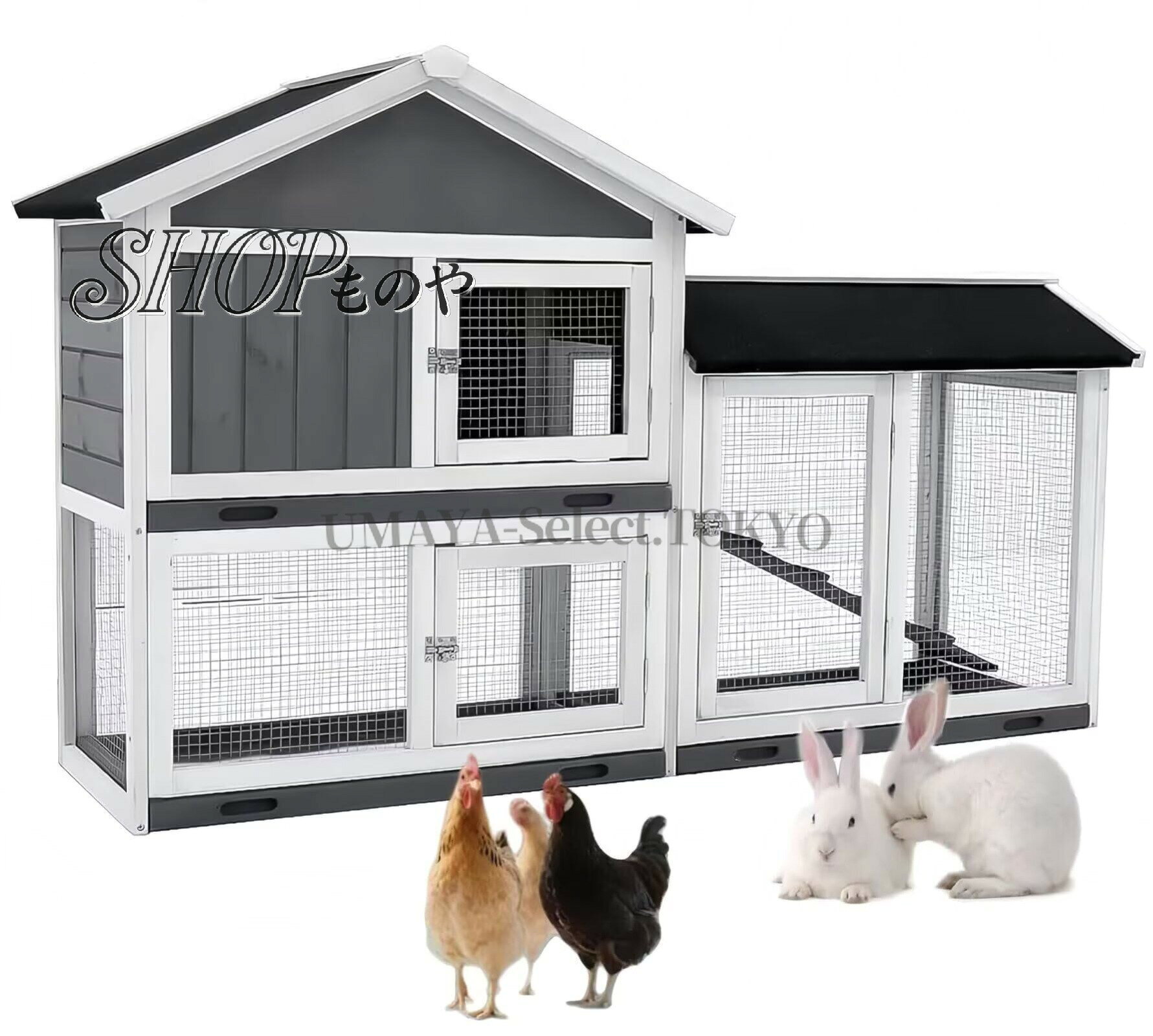 【商品名】鶏小屋 鶏用ケージ 木製 鶏舎 大型 2階建てのヘンハウス 155*54*94cm 6羽用 複数のドア付き 取り外し可能な底 水で洗える 屋外 耐候性 組み立て簡単 家庭用 飼育ケージ【価格】53640円【商品説明】商品の寸法:1...