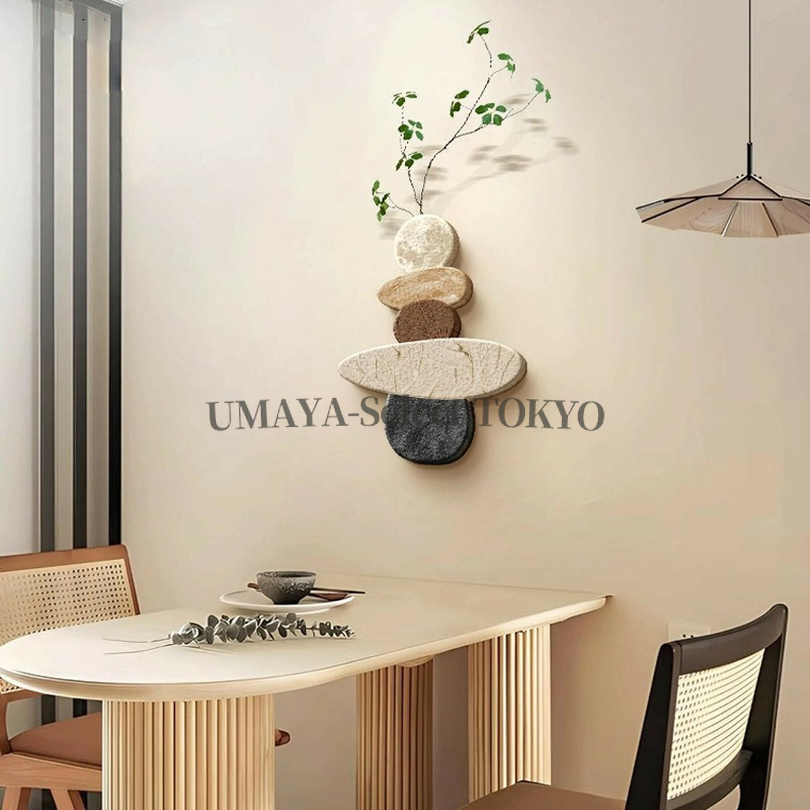 【商品名】ウォールアート 透明花瓶付き 35*50cm 北欧風 オシャレ クリーム調 玄関 柄5 テクスチャーアート リビング 廊下用 掛け絵 エントランス フレームレス立体砂岩画 造花グリーン 金具付き【価格】16849円【商品説明】? ...