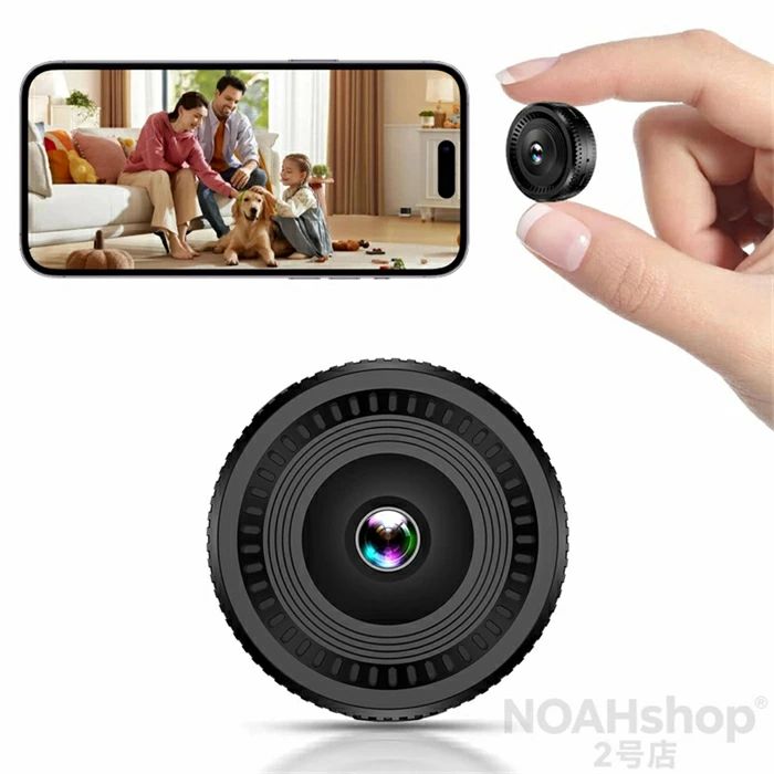 1080P高画質?140°広角?ワイヤレス接続最新1080P高解像度力メラ、140度の広角レンズを搭載し、お部屋のすみずみまでくっきり記録。WiF接続でスマ木からいつでも映像確認OK!多用途に使えるコンパクトデザイン1/4インチねじ山対応。...