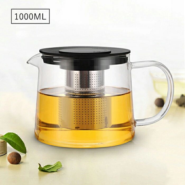 商品説明商品仕様・材質：耐熱ガラス+ステンレス・耐熱：-20℃〜150℃※電子レンジ不可・容器はガラスとステレンスで作られていて、高級感があります。透明なので、お茶葉がジャンピングして美味しくお茶が淹れられているかが一目瞭然でわかります。底...