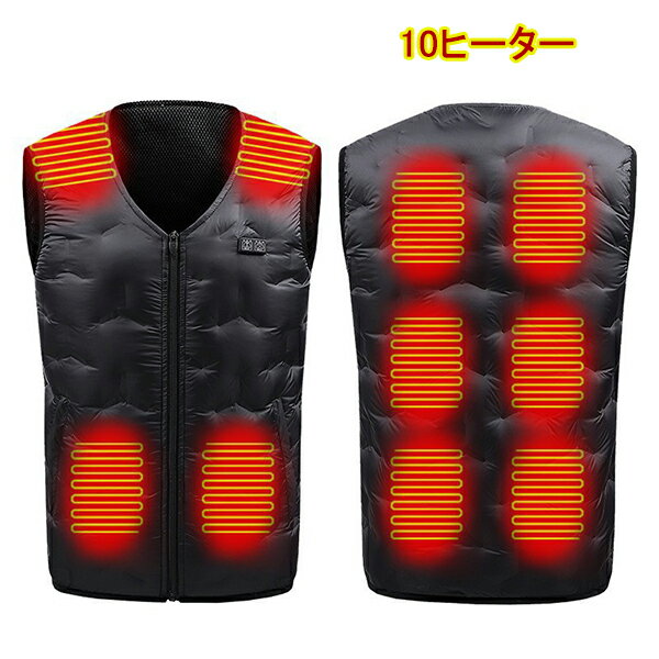 素材：ポリエステル 温度段数：3段 作動電圧：5V 使用方法 ■ベストにあるポケットにバッテリーを入れ、ベストとバッテリーを配線で繋いで下さい。 ■胸部電源ボタン長押しで電源ON。電源ボタン短押しで温度3段階に切り替...