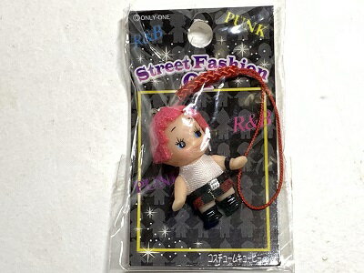 地域限定QP Street Fashion R&B パンク女　コスチュームキューピー　QP 可愛い　ストラップ　ご当地　根付　 [中古] ★ [中古]　ご当地　コスチュームキューピー　可愛い　ストラップ　根付　商品ご注文の際のご注意必ずお読...