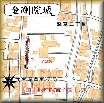 [完成品] 金剛院城（越前市深草2-2-37金剛院）福井の城　日本の城　お城のジオラマ模型　プラモデル　城郭模型 ★サイズ　ケース244×244×261mm ★画像は「余湖くんのホームページ」よりの引用で、こちらを参考に作ります。★オーダー...