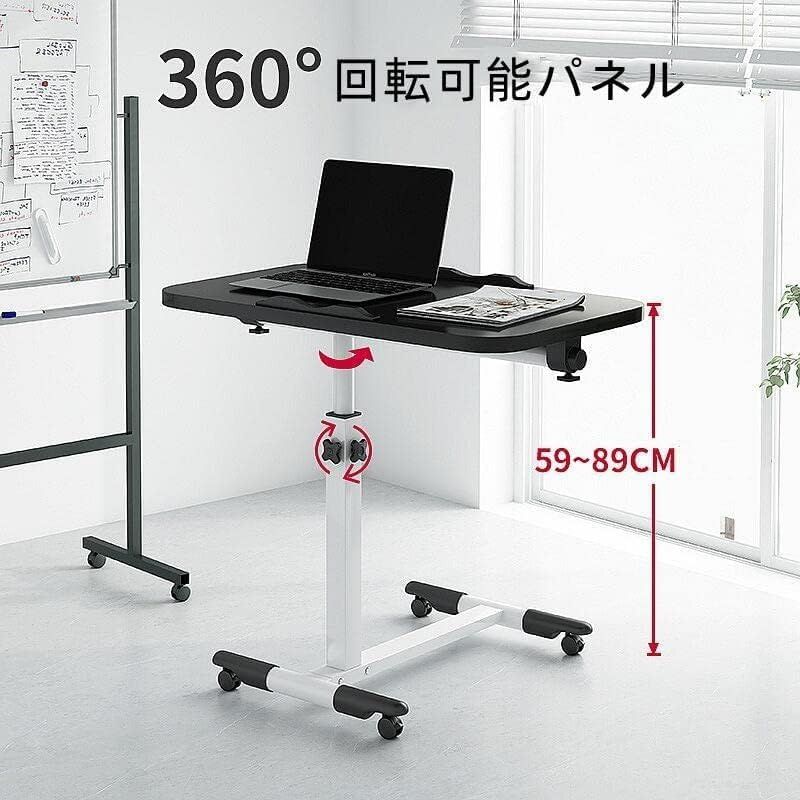 【多機能サイドテーブル】ラップトップを食べたり、読んだり、書いたり、使用したりするのに便利な、頑丈で大きなデスクトップを提供します。これは多機能のベッドサイドテーブルで、ベッド、ソファ、オフィスの横に置いたり、病院の介護テーブルとして使用し...