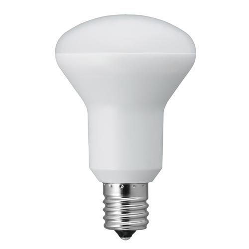 従来の器具にそのまま使用することが出来るLEDランプ。スポット照明にオススメで長寿命・省エネ。●明るさ（全光束）／410lm●口金／E17●光色／昼白色●寸法／φ50×H80mm●質量／32g●定格寿命／40000h●定格消費電力／4．1W...