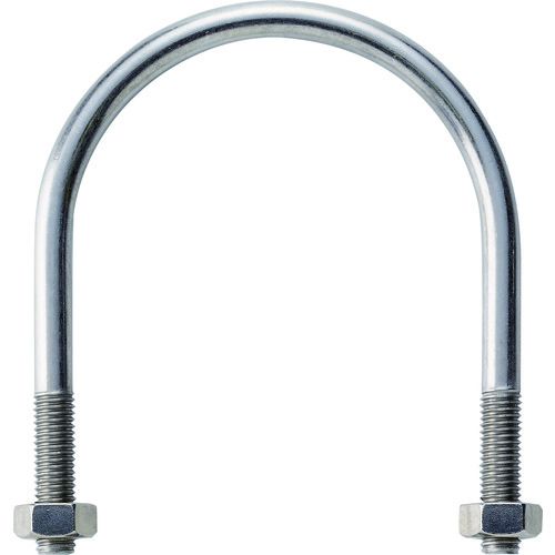 U字金具のミリねじ仕様品です。●発注コード／161−2502●用途／SGP管パイプ締め付け金具。横配管、縦配管に。ガス管や空調管、配電盤止め用として。●呼び径／80（A）●適合管外径／89．1（mm）●呼び径／3（B）●H／117（mm）●...