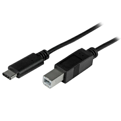 USBタイプBの旧型機器をUSB−Cパソコンに接続！Thunderbolt　3ポートとも互換です。●ケーブル長さ／1m●コネクタスタイル／ストレート●色／ブラック●重量／22g●インターフェースと転送速度／USB2．0−480Mbps●ケー...