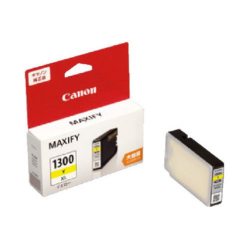 ●対応機種／MAXIFY　MB2030／MB2130／MB2330／MB2730●カラー／イエロー（大容量）●型番／PGI−1300XLY●仕様／メーカー純正インクカートリッジ（大容量タイプ）●単位／1個●メーカー品番／PGI−1300XL...