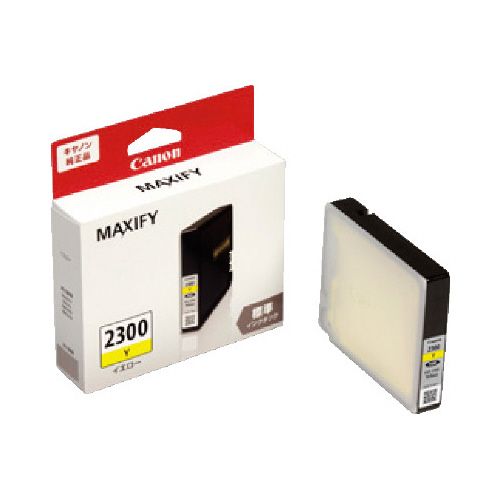 ●対応機種／MAXIFY　iB4030／iB4130、MB5030／MB5130／MB5330／MB5430●カラー／イエロー●型番／PGI−2300Y●仕様／メーカー純正インクカートリッジ●単位／1個●メーカー品番／PGI−2300Y※1...