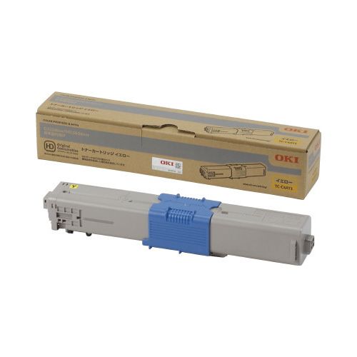 ●メーカー名／OKI●対応機種／MC363dnw、MCC332dnw●カラー／トナーカートリッジ、イエロー●印字可能枚数／3，000枚●型番／TC−C4AY1●種別／純正品●仕様／メーカー純正トナーカートリッジ●単位／1個●メーカー品番／T...