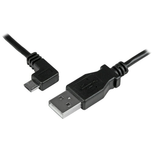 ハイパワー充電！引き回しやすいL型のMicro−USBコネクタです。●コネクタスタイル／ストレート・左向き●米国ワイヤゲージ規格（AWG）／24／30　AWG●色／ブラック●重量／28　g●ケーブル長さ／1000　mm●インターフェースと転...
