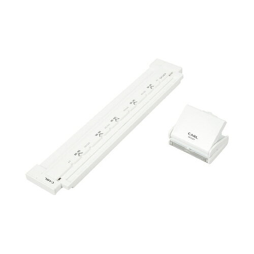 ISO規格リングノート用多穴パンチです。コピー用紙やプリントアウトした用紙に角穴をあけてISO規格のファイルやリングノートに綴じられます。●カラー／ホワイト●寸法／ゲージ：幅346×奥行70×高さ13mm、パンチ：幅74×奥行65×高さ56...
