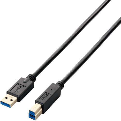 転送速度が速い！USB3．0ケーブル。●長さ／2m●コネクタ／USB−Aタイプ・オス：USB−Bタイプ・オス●カラー／ブラック●仕様／USB3．0規格●単位／1本●メーカー品番／USB3−AB20BK／RS▼kaumall▼