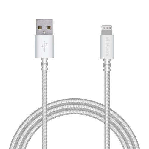耐久力約10倍で断線に強い。※メーカー比iPhone・iPod・iPadなどのLightningコネクタ搭載機器の充電・データ通信が可能な高耐久Lightningケーブル。●長さ／1．0m※コネクタ含まず●コネクタ形状1／Lightning...