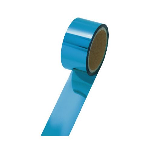 売場を賑やかに演出するメッキテープです。●寸法／W50mm×L40m●カラー／青●材質／ポリエステルフィルム（0．038mm厚）●仕様／1個袋入●単位／1個●メーカー品番／40−4495※裏面：同色。kaumall▼