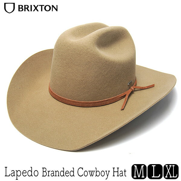 アメリカ”BRIXTON(ブリクストン)”ウールフエルトテンガロンハット Laredo Branded Cowboy Hat アメリカ・カリフォルニア発祥の”BRIXTON(ブリクストン）” 今回の帽子はウールフエルトを使ったオーソドックス...