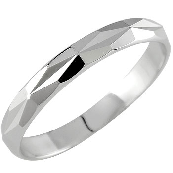 最短発送商品はこちらから♪角度によって変化するやさしい輝き シンプルなホルムでありながらも存在感のあるスタイリッシュなリングです ダイヤモンドカットされたエンドレスな模様は永遠の愛を誓う2人の マリッジリングとしてもとても人気があります 繊...