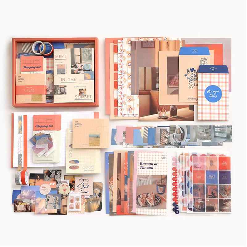 TOMMYFIELD 入学祝い 女の子 小学生 文房具セット コラージュ 素材 デザインペーパーこの文房具セットは、女の子の小学生の入学祝いにぴったりです。コラージュやクラフトに最適なデザインペーパーと素材を豊富に揃えたアイテムを提供してい...