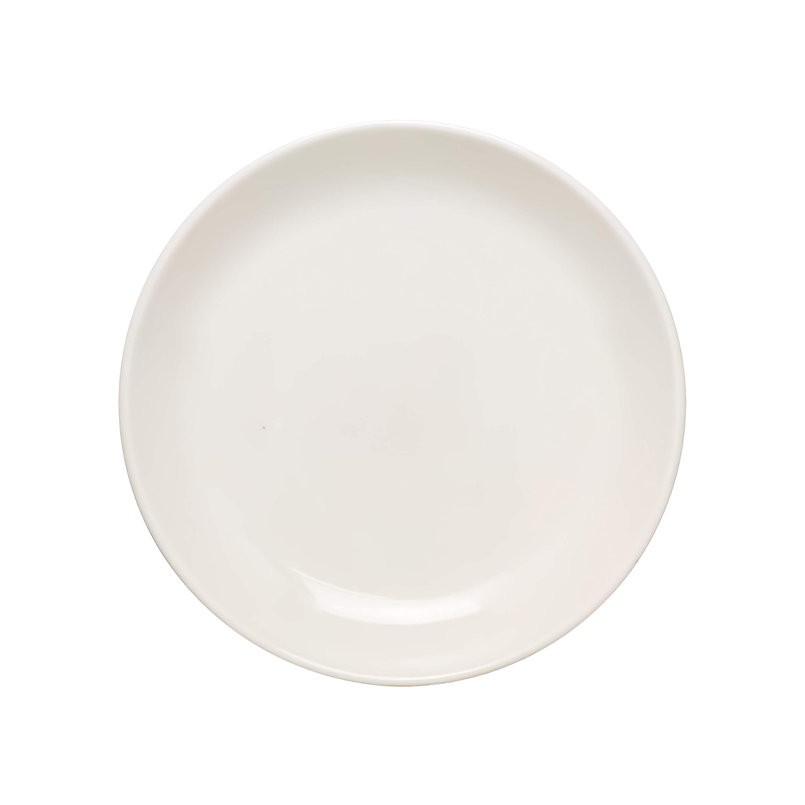 ・サイズ:直径14.8×高さ2.1cm ・重量:約155g ・素材:軽量強化磁器 ・生産国:マレーシア ・機能:電子レンジ対応(1000W)、家庭用食器洗浄機対応、オーブン対応