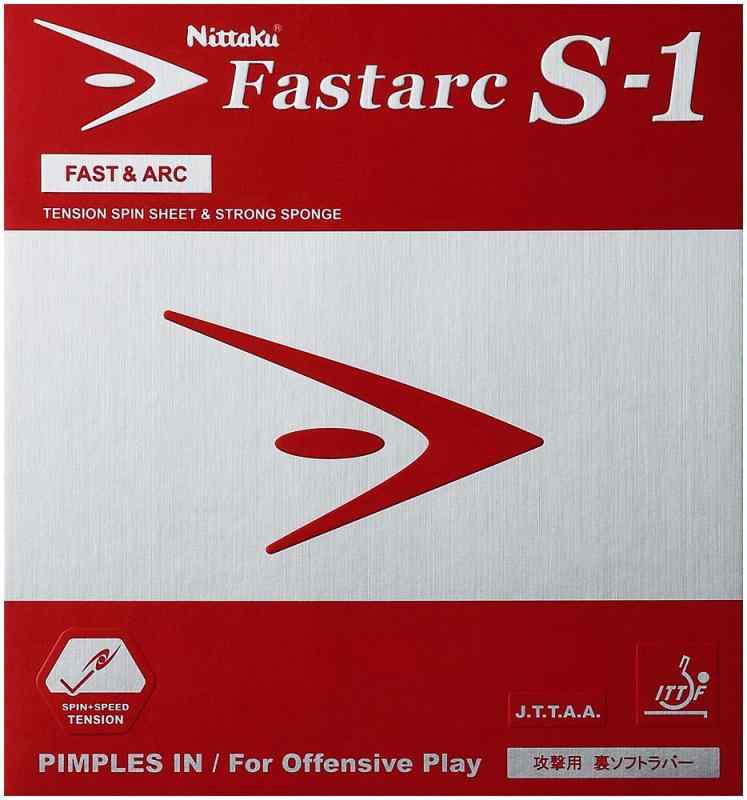 ニッタク(Nittaku) 卓球 ラバー ファスタークS-1 裏ソフト テンション NR-8719(スピン)