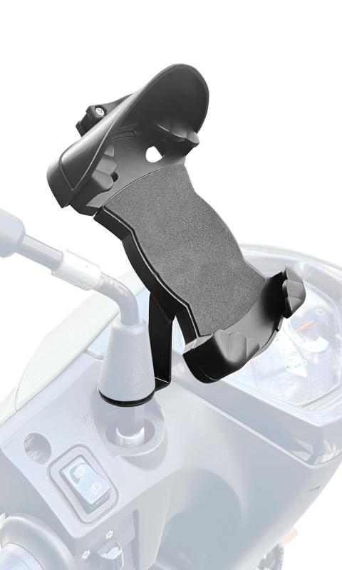 【GOROPRI】 原付 スマホホルダー サンシェード付き スクーター バイク用 自転車 日除け 雨除け