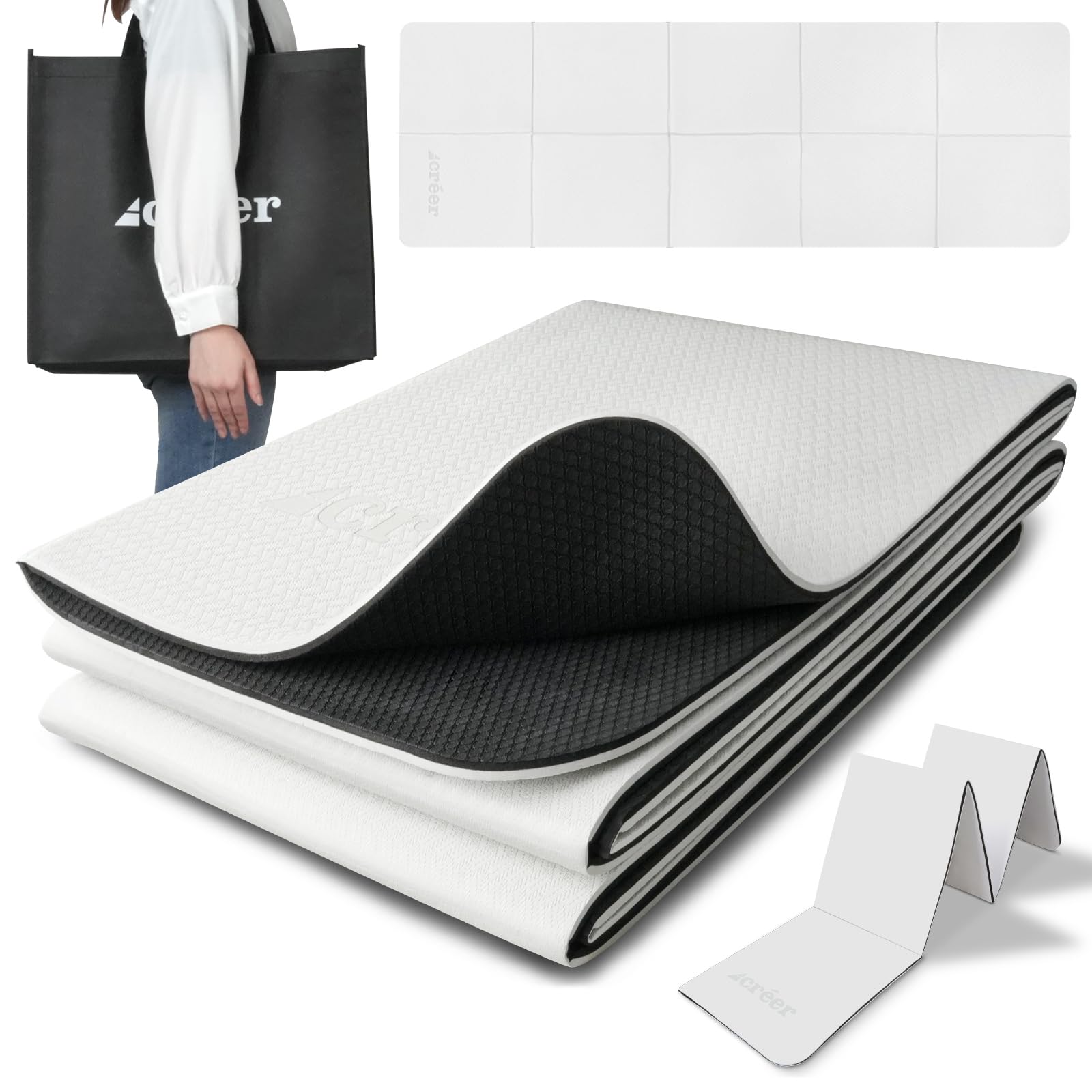 ・サイズ:145cm×61cm ・厚さ:6mm ・折りたたみ式 ・付属品:収納バッグ